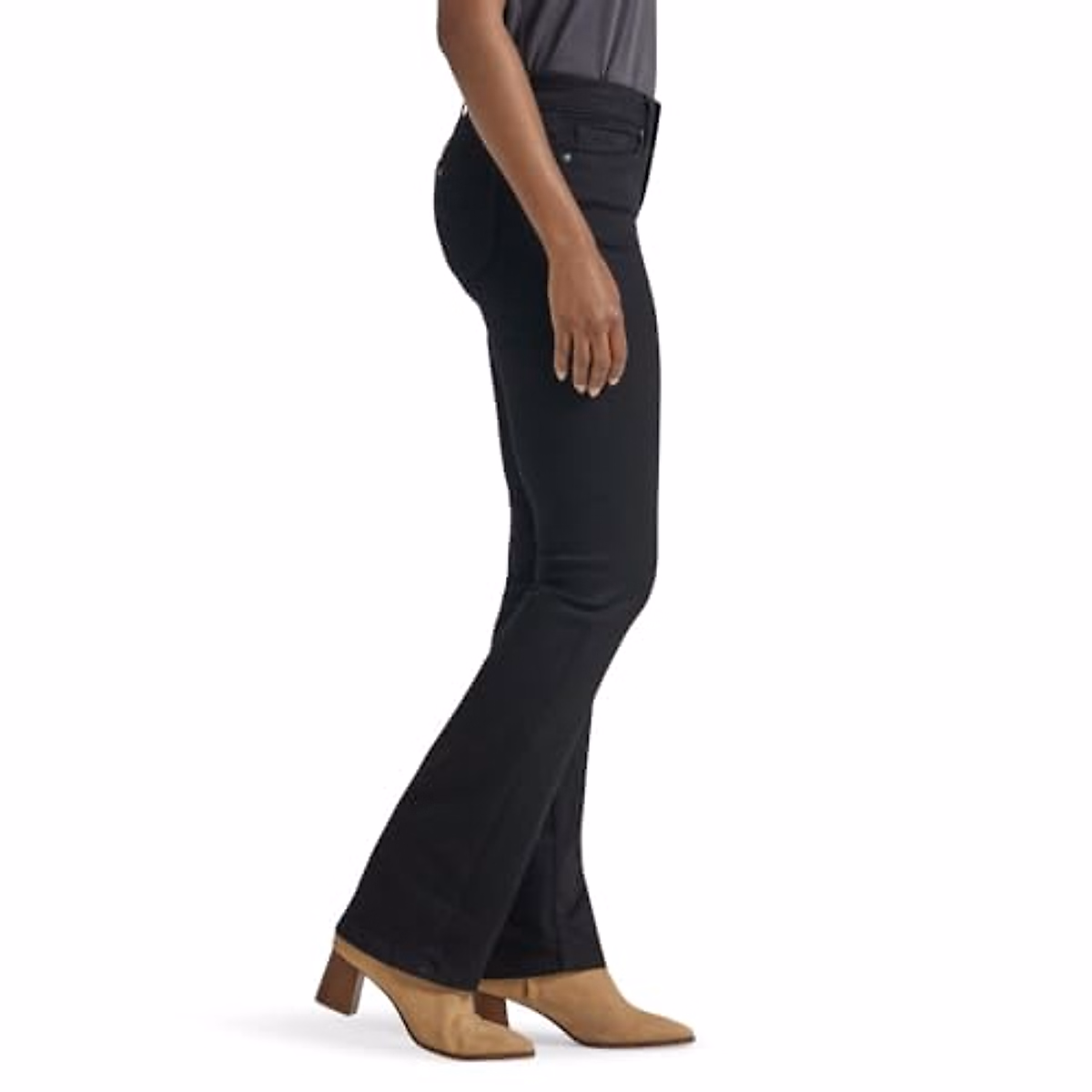 Lee Women's Legendary Mid Rise Bootcut Jean Black 2