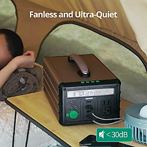 Zendure 607Wh Portable Solar Generator 600W AC output, Small,Lightweight, Quiet with LED SOS Light, Power Station for Emergency, Disaster Prevention, Home, Camping, Outdoors