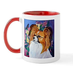 CafePress Papillon Dog Lovely Mug Ceramic Coffee Mug, Tea Cup 11 oz