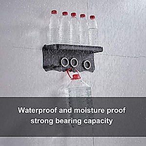 Hair Dryer Wall Mount Holder for Dyson Supersonic Hair Dryer, Hair Dryer Bracket Accessories Holder for Dyson, Punch-Free Hair Dryer Holder Bathroom Storage Rack (L)