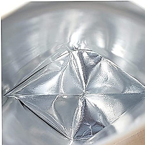 250g 8oz Kraft Stand Up Pouches,Zip Lock Stand Up Bags,Kraft Paper Stand up Zipper Pouches Coffee Bags Coffee Pouches with Valve Reusable (Pack of25)