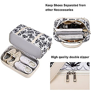 CAMTOP Weekender Travel Bag for Women Ladies Overnight Carry On Tote Duffel Bag with Luggage Sleeve and Shoes Compartment (Butterfly Travel Tote)