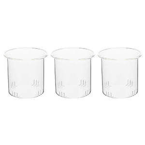 3pcs Glass Teapot Loose Tea Strainer Home Tea Strainer Glass Tea Filter Cup Strainer Tea Accessories Tea Strainers for Loose Tea Best Tea Infuser for Loose Tea Coffee Mesh Filter