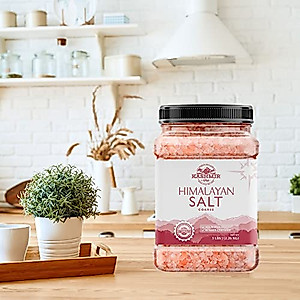 LA SALT CO Kashmir 5 Lbs Pink Himalayan Salt Bulk Jar, Coarse | 100% Pure, Food Grade with 84 Trace Minerals | Kosher Certified, Vegan, Non-GMO, & Cruelty-Free
