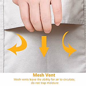 Central Air Conditioner Covers for Outside Units, Waterproof Windproof Heavy Duty Large AC Covers Square for Winter Outdoor Protection (36x36x39inches)