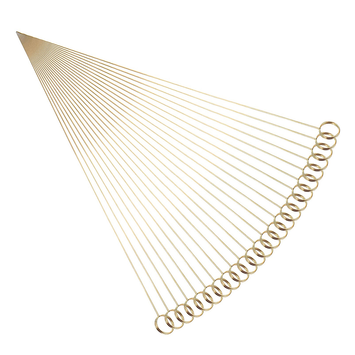 VOSAREA 50pcs Metal Floral Place Card Holder Round Shaped Memo Photo Holder Flower Picks Clip for Wedding Birthday Baby Shower (Round Shape)