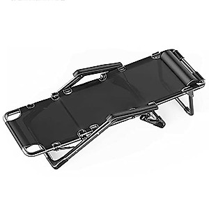 ABaippj Leisure Lazy Recliner for Home Balcony, Portable Adjustable Zero Gravity Chair Folding Reclining Lounge Chair for Backyard Porch Swing Pool and Beach