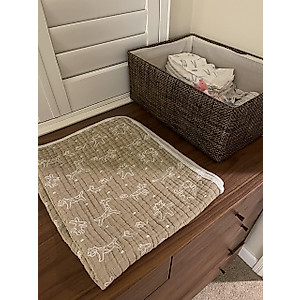 Kawaii Baby Blanket - Double Layer Thick Cotton Reversible Unisex Soft Nursery Crib Blanket, Newborn Infant Toddlers, Jacquard Cotton Unisex Swaddle 80 x 100 cm, Parachute