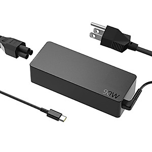 QYD 90W USB C Type C Laptop Charger Compatible with HP Spectre X360 15-BL000 15T-BL000 15-CH000 15T-CH000 EliteBook X360 1040 G8 G7 G6 Envy X360 15-ew0023dx 17-cr0797nr Pavilion Plus 14 Power Adapter