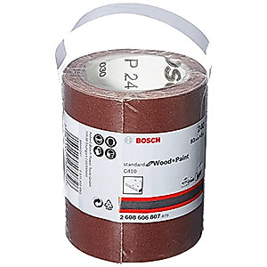 Bosch Professional 2608606807" Professional Sanding Belt for K240 Wood, Red, 93 x 5 mm