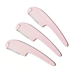 Tweezerman Prep and Plane Facial Razors for Hair Removal and Exfoliation, 3 Count