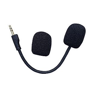TNE Replacement Game Mic for Logitech G Pro X Detachable Microphone Boom for Logitech G Pro and G Pro X PS4 Pro PS5 Xbox One X Computer PC Gaming Headsets 3.5mm Jack Noise Cancelling
