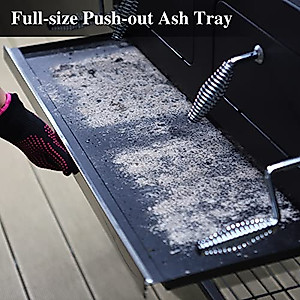 Sophia & William Heavy-duty Charcoal BBQ Grills Extra Large Outdoor Barbecue Grill with 794 SQ.IN. Cooking Area, Dual-Zone Individual & Adjustable Charcoal Tray and Foldable Side Table, Black