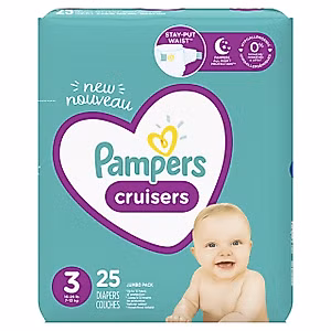 Pampers Pampers Cruisers Diapers Size 3, 25 ct (Pack of 4)