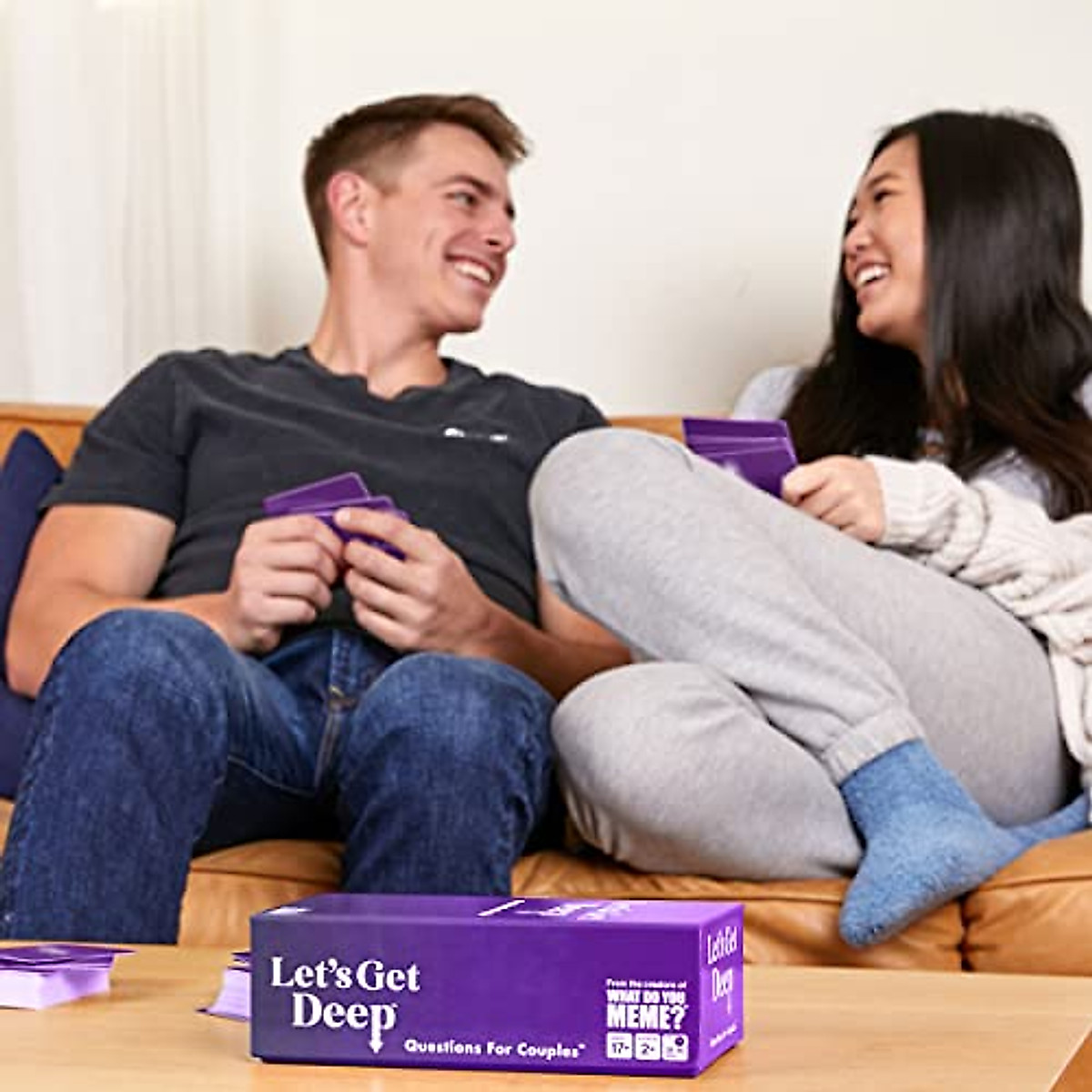 WHAT DO YOU MEME? Let's Get Deep - Conversation Cards for Couples, Love Language Card Game for Date Nights