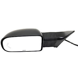 Kool Vue Mirror Compatible With 2000-2006 Chevrolet Suburban 1500, 2000-2006 Chevrolet Suburban 2500, Textured Black, Power, In-glass Signal Light Driver Side