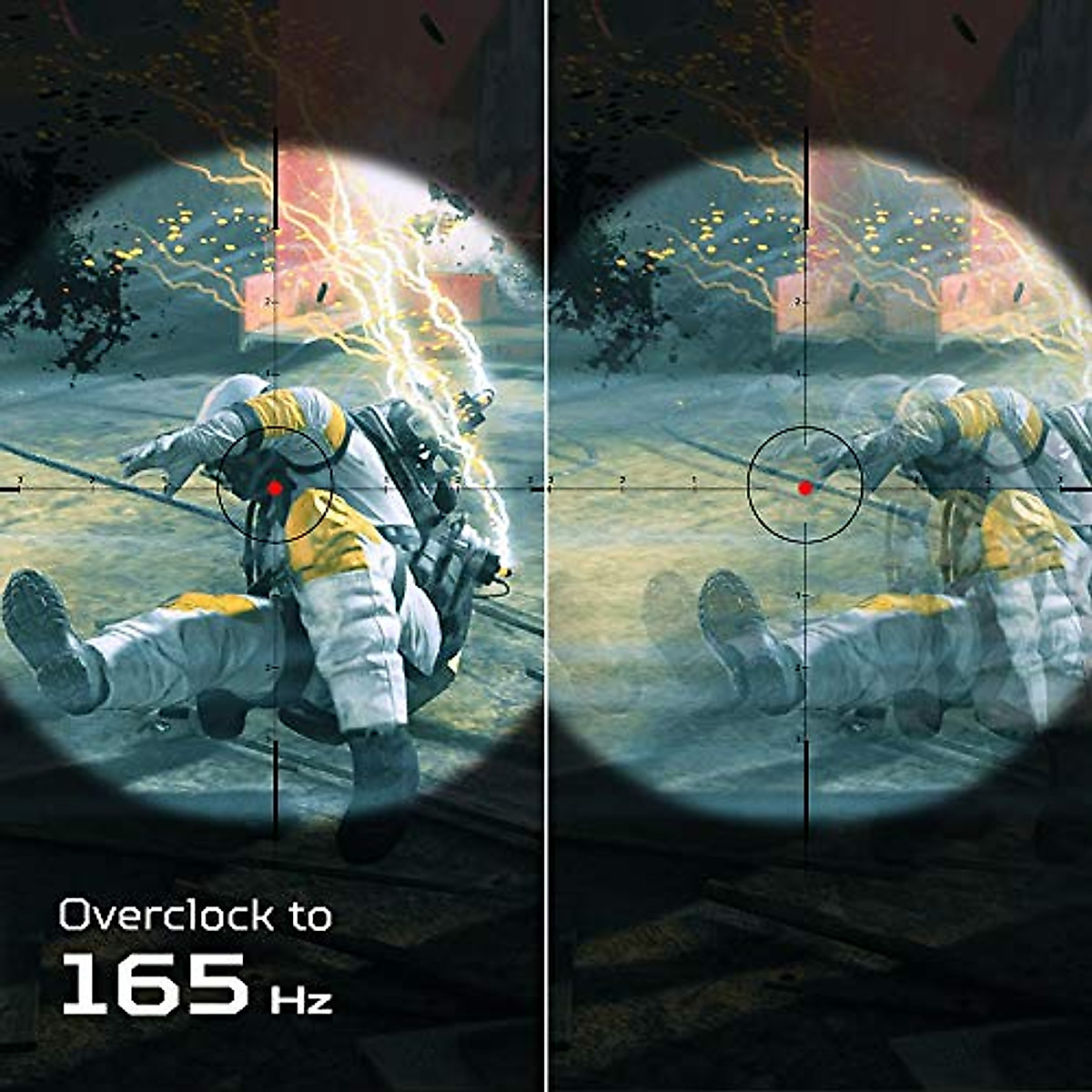 Acer Nitro KG272 Sbmiipx 27" Full HD (1920 x 1080) Zero-Frame Gaming Monitor with AMD FreeSync Premium Technology, Up to 165Hz Refresh Rate, Up to 0.5ms, (1 x Display Port, 2 x HDMI 2.0 Ports)