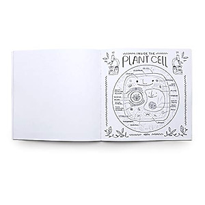 The Wondrous Workings of Science and Nature Coloring Book: 40 Line Drawings to Color