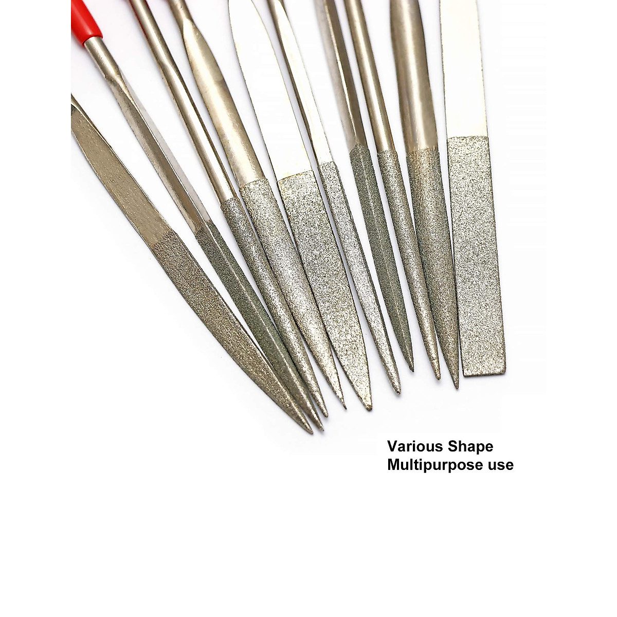 Harrier Guitar Nut Files Needle Fret Saddle Files Guitar Repair Luthier Tool Set of 10Pcs.