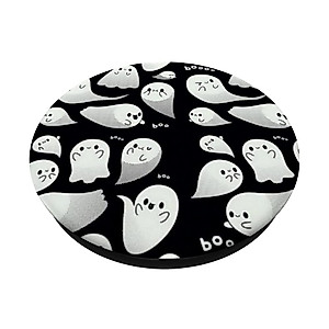 Cute Kawaii Ghost Halloween Aesthetic Spooky Boo Gothic Cool PopSockets Swappable PopGrip