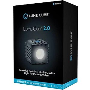 Lume Cube 2.0 Portable Lighting Kit | 6-Piece LED Lighting Kit with Diffusion and Gels | Adjustable Brightness, Waterproof, Indoor Studio & Outdoor Use, for Photo and Video