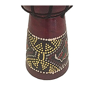 JIVE Djembe Drum Bongo Congo African Drum Wooden Hand Drum Professional Sound (12" High - Painted)