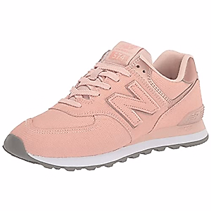 New Balance Women's 574 V2 Embellished Sneaker, Pink/Pink, 7.5