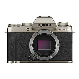 Fujifilm X-T200 Mirrorless Camera Body - Champagne Gold