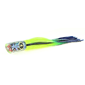 Santos Tournament Grade Tackle Clarion Raptor Offshore Big Game Trolling Lure, Electric