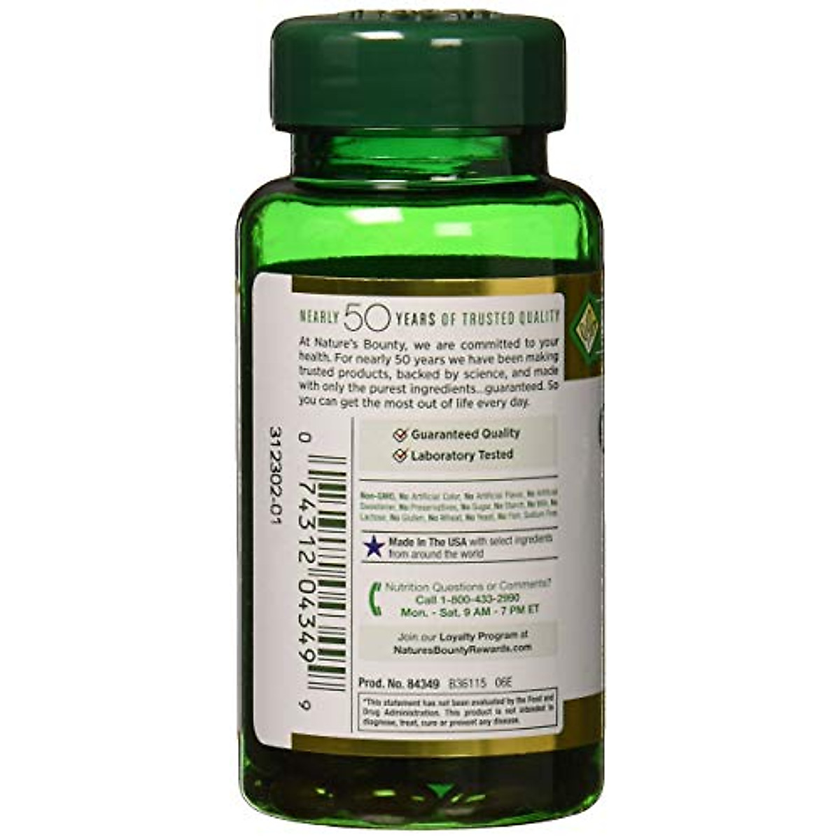 Nature's Bounty Cranberry Fruit 4200 mg, Plus Vitamin C, 120 Softgels (Pack of 2)