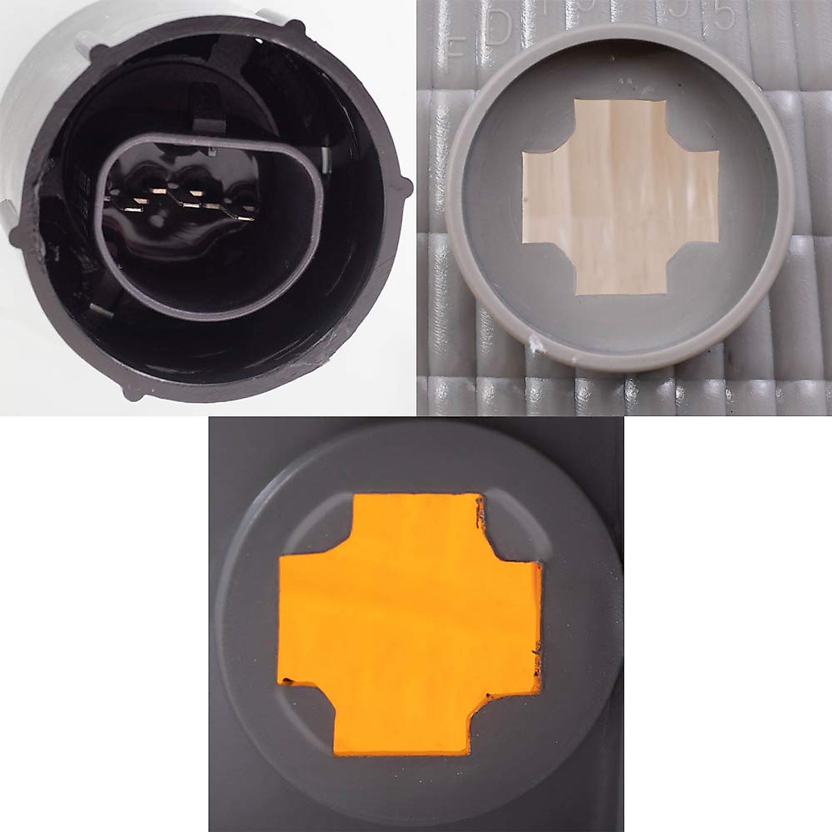 Brock Replacement 6 Piece Set Headlights, Corner and Side Park Signal Lights Compatible with F2TZ13008B F2TZ13008A F2TZ15A201D F2TZ15A201C