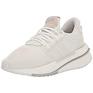 adidas Women's X_PLRBOOST Running Shoe, White/Crystal White/White, 7.5