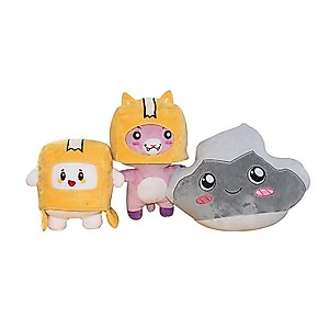 SB Goods 3 Pack Plush, Detachable Plush, Detachable Plush for Fans and Kids