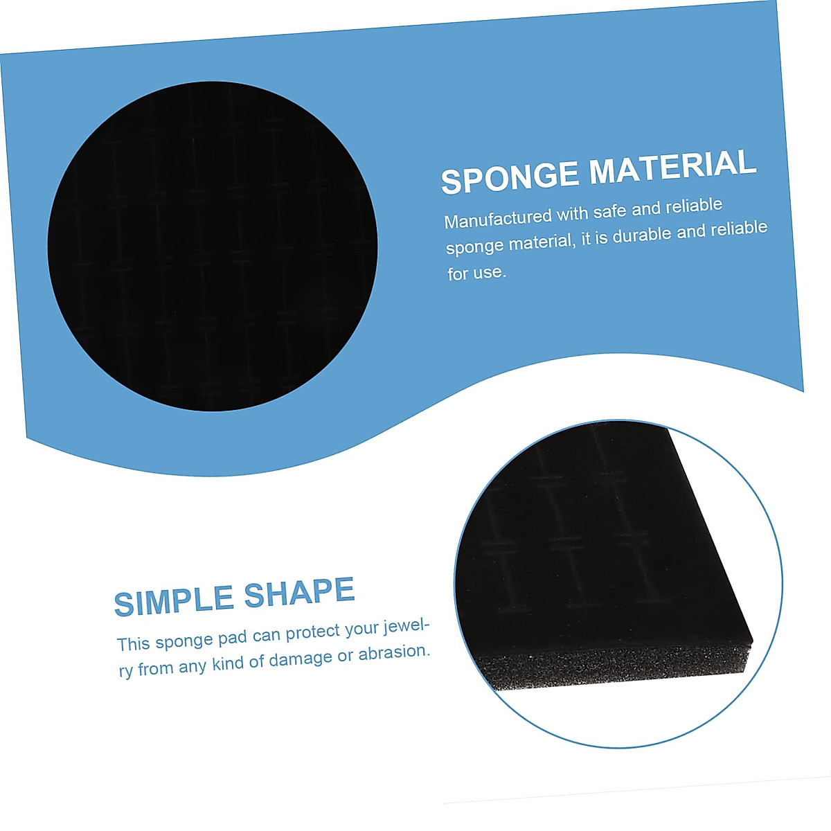 Cabilock 16 pcs jewelry box pad earring display stands for selling jewelry organizer inserts ring tray for jewelry earring holder insert jewelry holder ring storage sponge showcase earrings