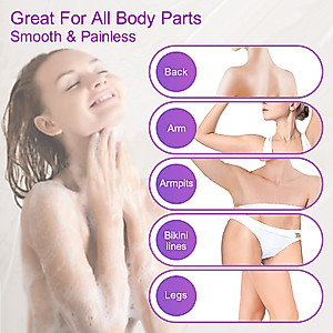 Pefetis Electric Razor for Women, 2 in 1 Womens Shaver for Pubic Hair Wet & Dry Bikini Trimmer for Legs Underarms and Bikini Line Painless Lady Hair Removal with Comb Attachment