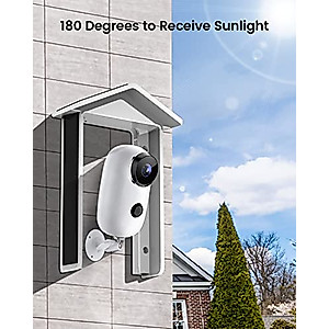 XTU Solar Charger for Video Doorbell, Compatible with Doorbell 2nd Gen (2020 Release), and All Battery-Powered doorbells Cameras (with Micro USB Port), Waterproof Continuous Charging