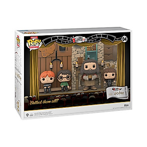 Funko Pop! Moments Deluxe: Harry Potter - Hagrid's Hut, Ron, Harry, Hagrid, Hermione