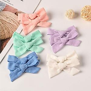 20 Pieces Baby Girls Hair Bows Clips Hair Barrettes Accessory for Babies Infant Toddlers Kids in Pairs