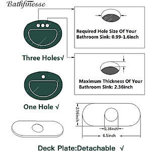 Waterfall Bathroom Faucet Chrome Bathroom Sink Faucets & Parts with Pop Up Drain Stopper with Overflow Single Handle Single Hole Vanity Commercial Trough Supply Lines Hose Lead-Free by Bathfinesse