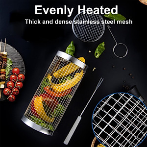 Rolling Grill Baskets Small