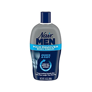 Nair Hair Remover Men Body Cream 13 Ounce Pump (384ml) (6 Pack)