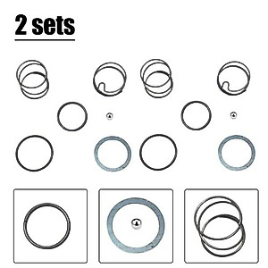 2 SET N078434 N089668 Spring Kits with Steel Ball for Dewalt Impact DCF885 DCF886