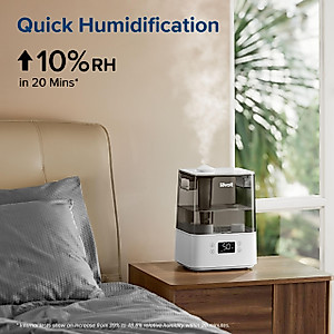 LEVOIT Humidifiers for Bedroom Large Room Home, (6L) & Aroma Pads 16 Pack, Humidifier Replacement Filters, Compatible with LV600S