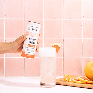 HELLA COCKTAIL CO. Grapefruit Bitters & Soda 4pk, 12 FZ