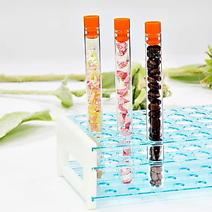 ULAB Scientific Glass Test Tubes with Autoclavable Caps, Vol.10ml, 16x100mm, Medium Borosilicate Glass Material, Pack of 20, UTT1009