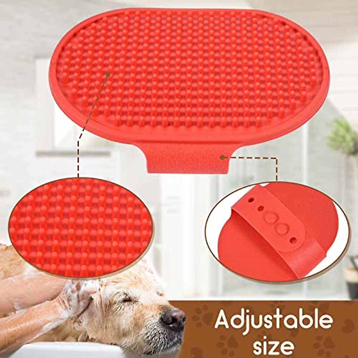 10 Pieces Pet Grooming Brush and Combs Set, Pet Grooming Gloves, 2-in-1 Steel Combs for Dogs and Cats, Metal Flea Comb for Cats, Dog Nail Trimmer, Dog Finger Toothbrush