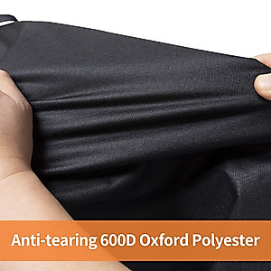 iCOVER 28 inch Griddle Cover for Blackstone, 600D Heavy Duty Waterproof Anti-UV Canvas Flat Top BBQ Cover for Blackstone 28" Outdoor Cooking Gas Grill Griddle with One Side Shelf