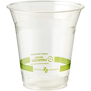 World Centric - Compostable Cold Cups, 12 Ounce - 100 Count
