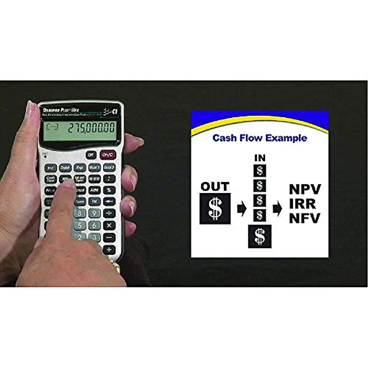 Calculated Industries 3430 Qualifier Plus IIIfx Advanced Real Estate Mortgage Finance Calculator | Clearly-Labeled Keys | Buyer Pre-Qualifying | Payments, Amortizations, ARMs, Combos, FHA/VA, More
