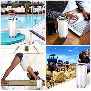 UMIRIKO 20oz World Diversity Map Tumbler Cup with Lid and Straw, Double Wall Stainless Steel Vacuum Thermos Insulated Travel Coffee Mug 20240002